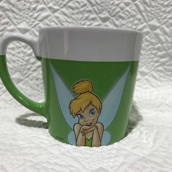 Disney | Dining | Disney Store Tinkerbell Coffee Mug Peter Pan Cup ...